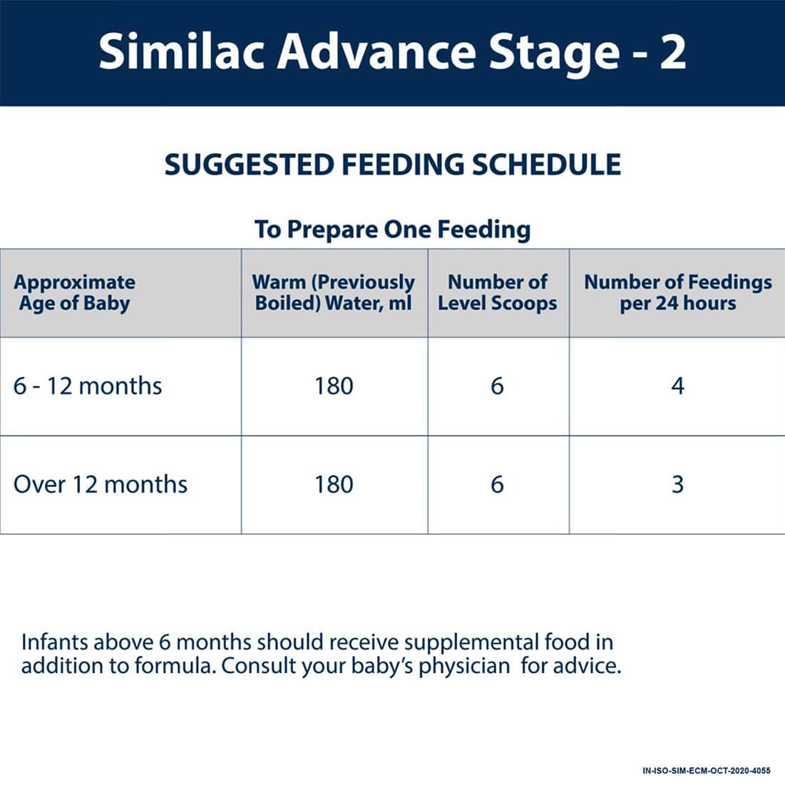 Buy SIMILAC ADVANCE STAGE 2 FOLLOW-UP INFANT FORMULA (AFTER 6 MONTHS ...