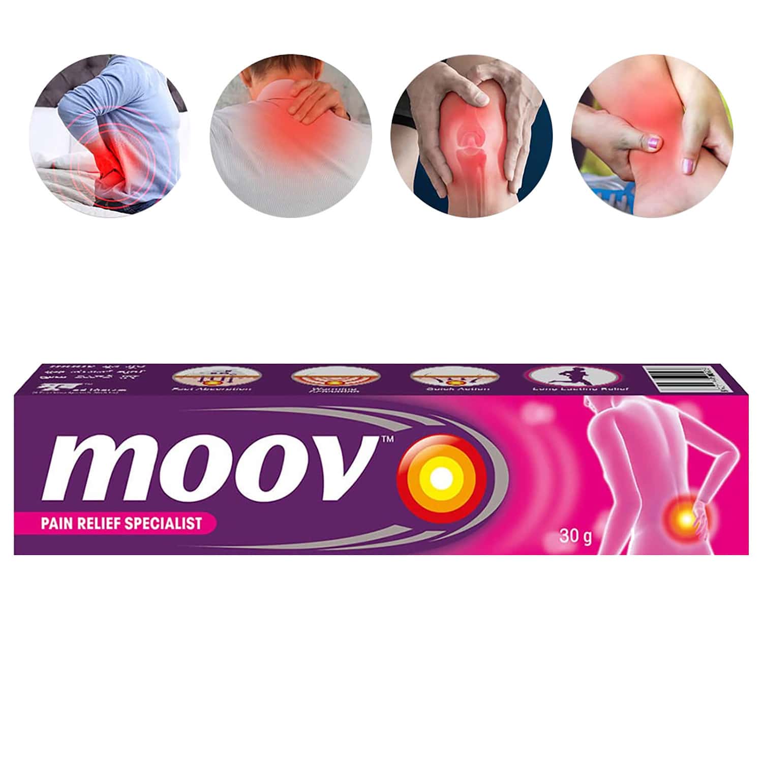 Buy MOOV INSTANT PAIN RELIEF CREAM - 30G | SUITABLE FOR BACK PAIN JOINT ...