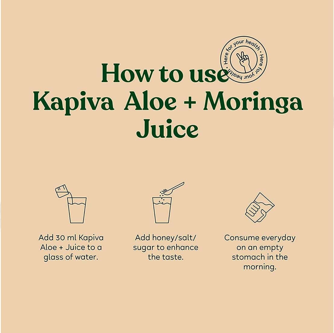 Buy KAPIVA ALOE + MORINGA HEALTH JUICE BOTTLE OF 1 L Online & Get Upto ...