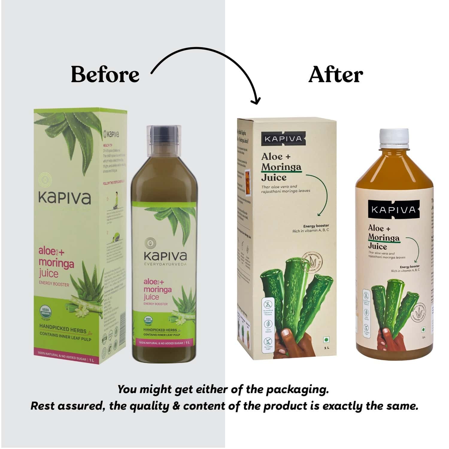 Buy Kapiva Aloe + Moringa Health Juice Bottle Of 1 L Online & Get Upto ...
