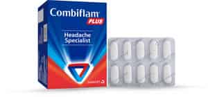 Buy COMBIFLAM PLUS HEADACHE RELIEF TABLET - STRIP OF 10 TABLETS Online ...