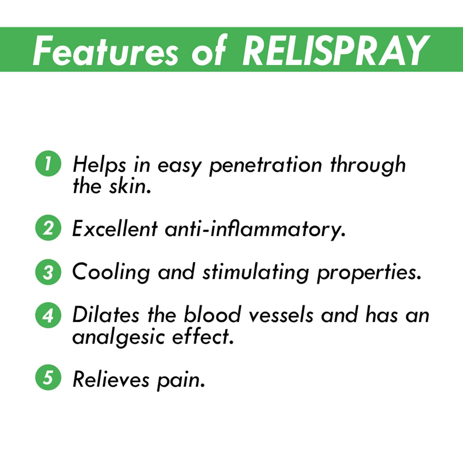 Buy RELISPRAY INSTANT PAIN RELIEF SPRAY 75GRM Online & Get Upto 60% OFF ...