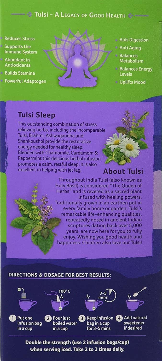 Buy Organic India Tulsi Sleep Tea Bag 25'S Online at Flat 18% OFF ...