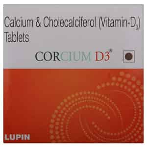 Buy CORCIUM D3 STRIP OF 15 TABLETS Online & Get Upto 60% OFF at PharmEasy