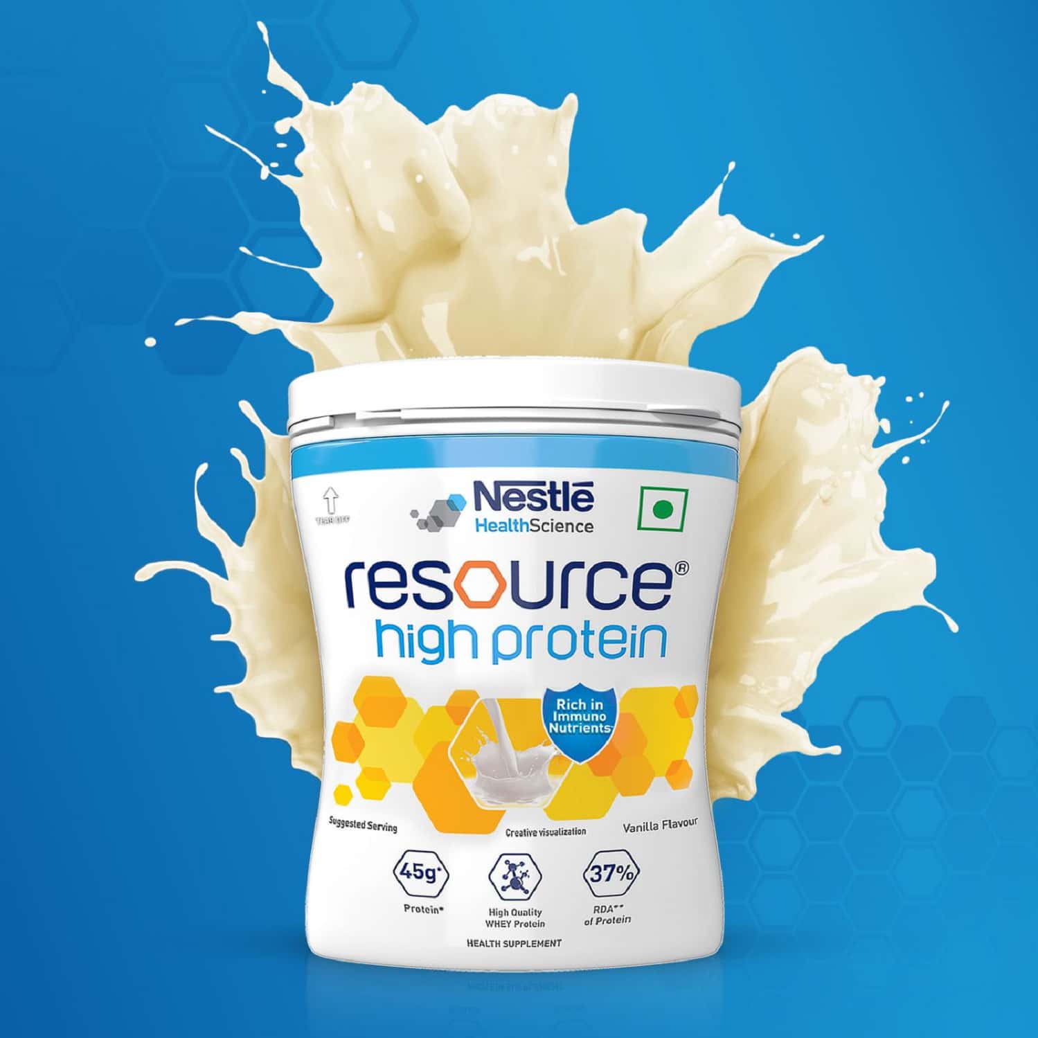 Buy NESTLE RESOURCE HIGH PROTEIN VANILLA FLAVOR, CONTAINS 78% HIGH ...
