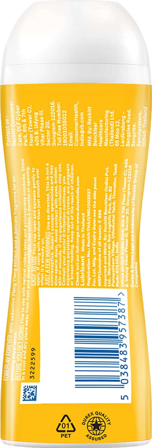 Buy DUREX PLAY MASSAGE 2IN1 LUBRICANT GEL WITH YLANG YLANG EXTRACT ...