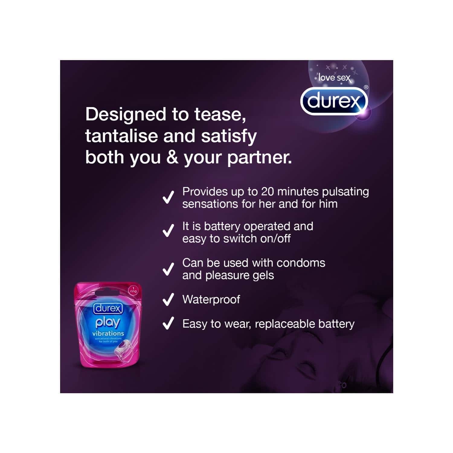Buy DUREX PLAY VIBRATING RING Online & Get Upto 60% OFF at PharmEasy