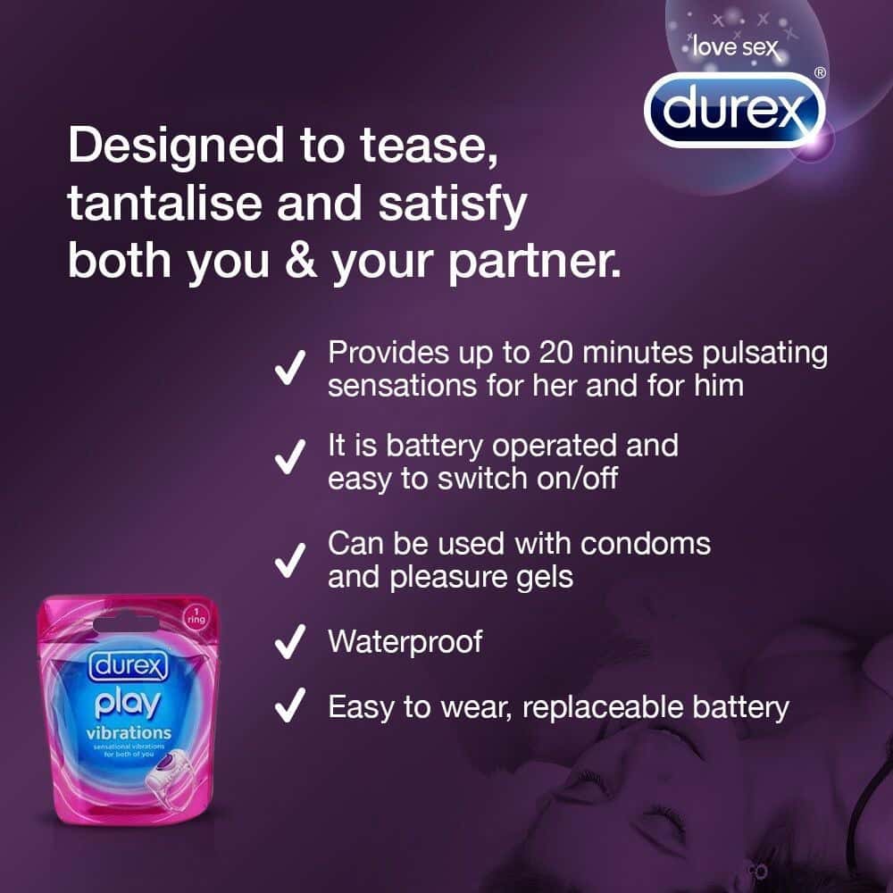 Buy Durex Play Vibrating Ring Online at Flat 18% OFF* | PharmEasy