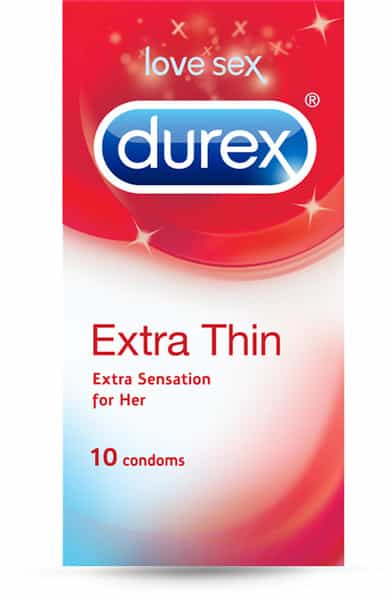 Buy DUREX EXTRA THIN PACKET OF 10 CONDOMS Online & Get Upto 60% OFF at PharmEasy