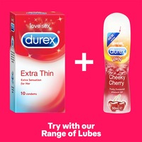 Buy DUREX EXTRA THIN PACKET OF 10 CONDOMS Online & Get Upto 60% OFF at ...
