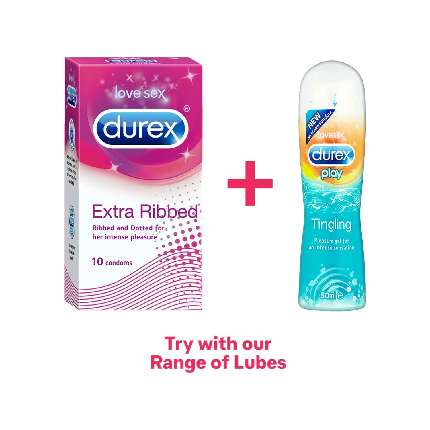 Buy Durex Extra Ribbed Packet Of 10 Condoms Online & Get Upto 60% OFF ...