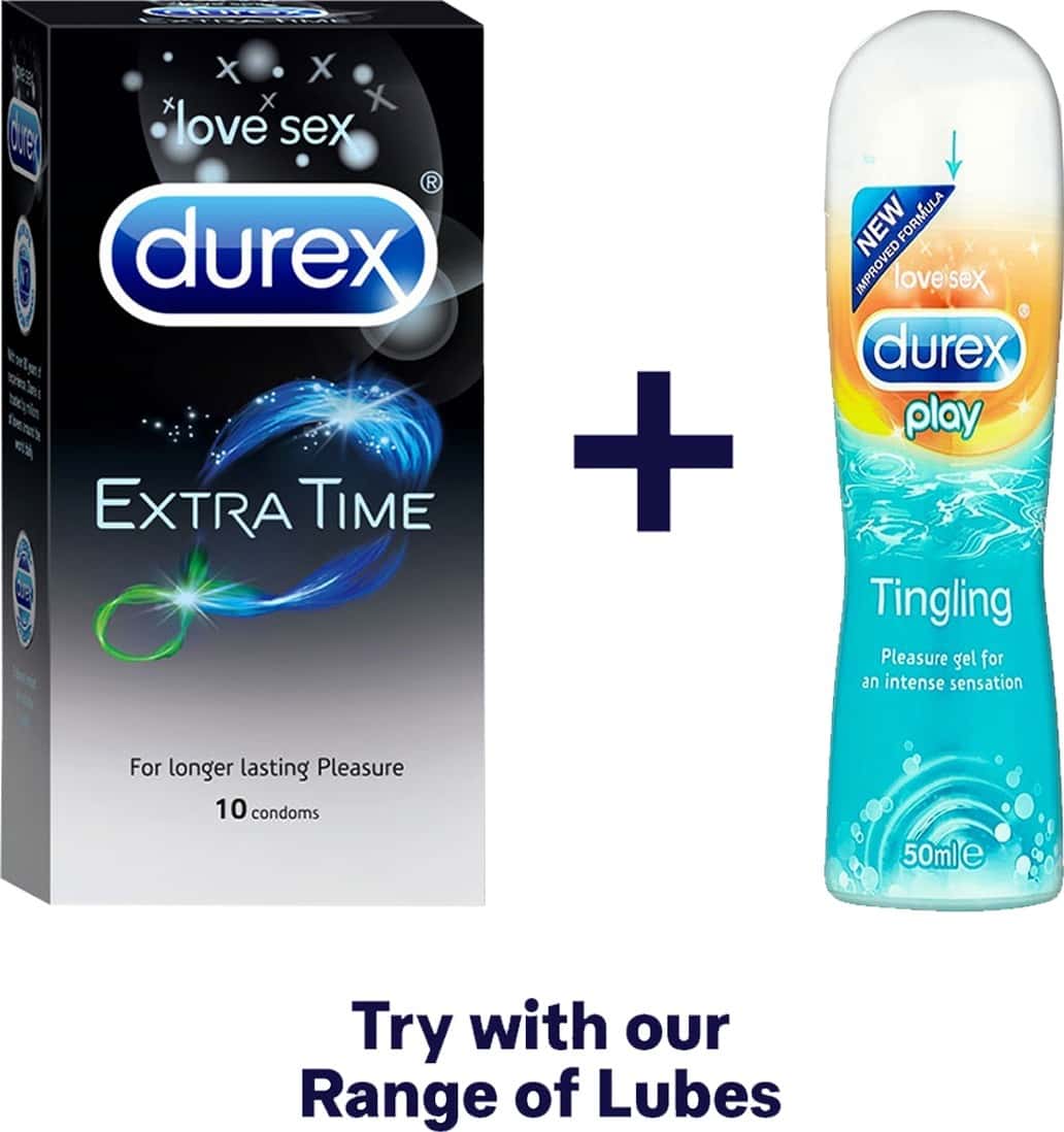 Buy DUREX EXTRA TIME PACKET OF 10 CONDOMS Online & Get Upto 60% OFF at ...
