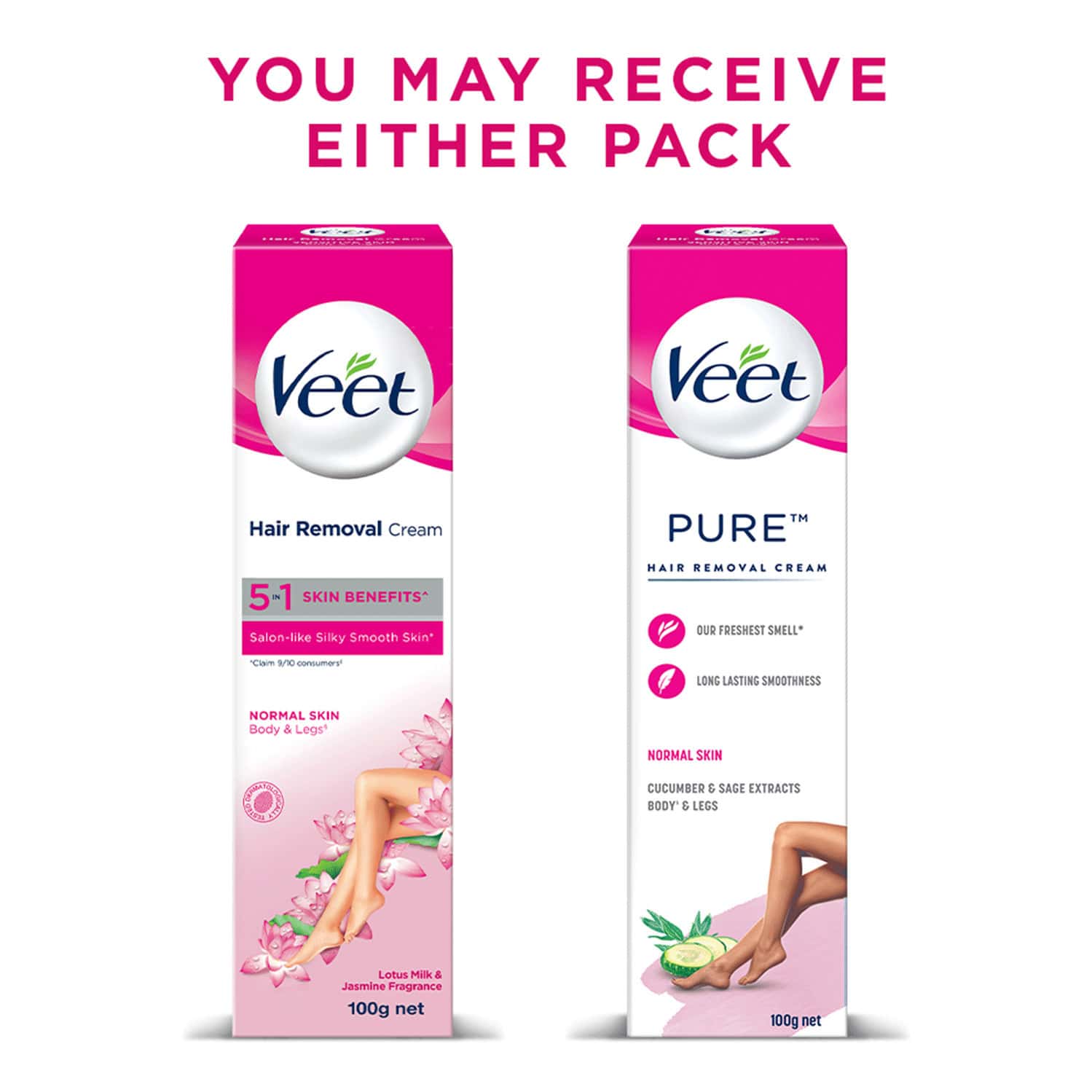 Buy VEET PURE HAIR REMOVAL CREAM FOR WOMEN WITH NO AMMONIA SMELL ...
