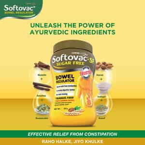 Buy SOFTOVAC SF CONSTIPATION POWDER BOTTLE OF 250 G Online & Get Upto ...