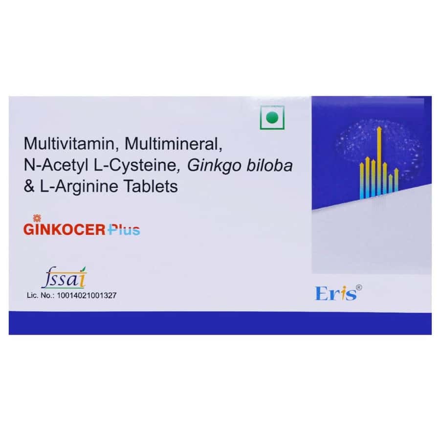 Buy GINKOCER 120MG STRIP OF 10 TABLETS Online & Get Upto 60% OFF at ...