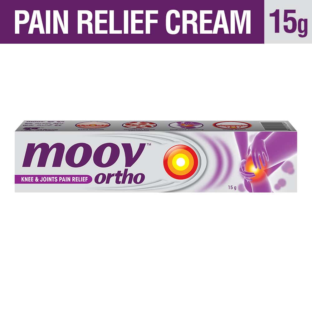 Buy Moov Ortho, Knee & Joints Pain Relief Cream – 15 G Online at Flat ...