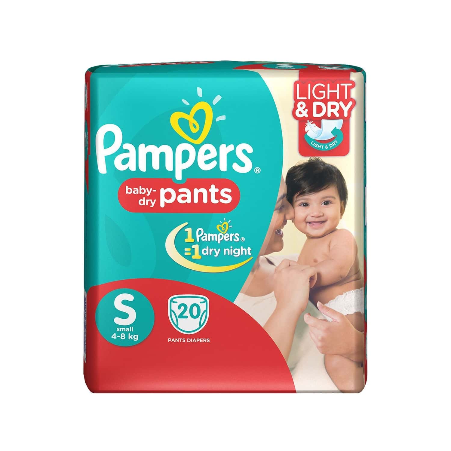 Buy PAMPERS NEW DIAPER PANTS PACKET OF 20 SMALL Online & Get Upto 60% ...