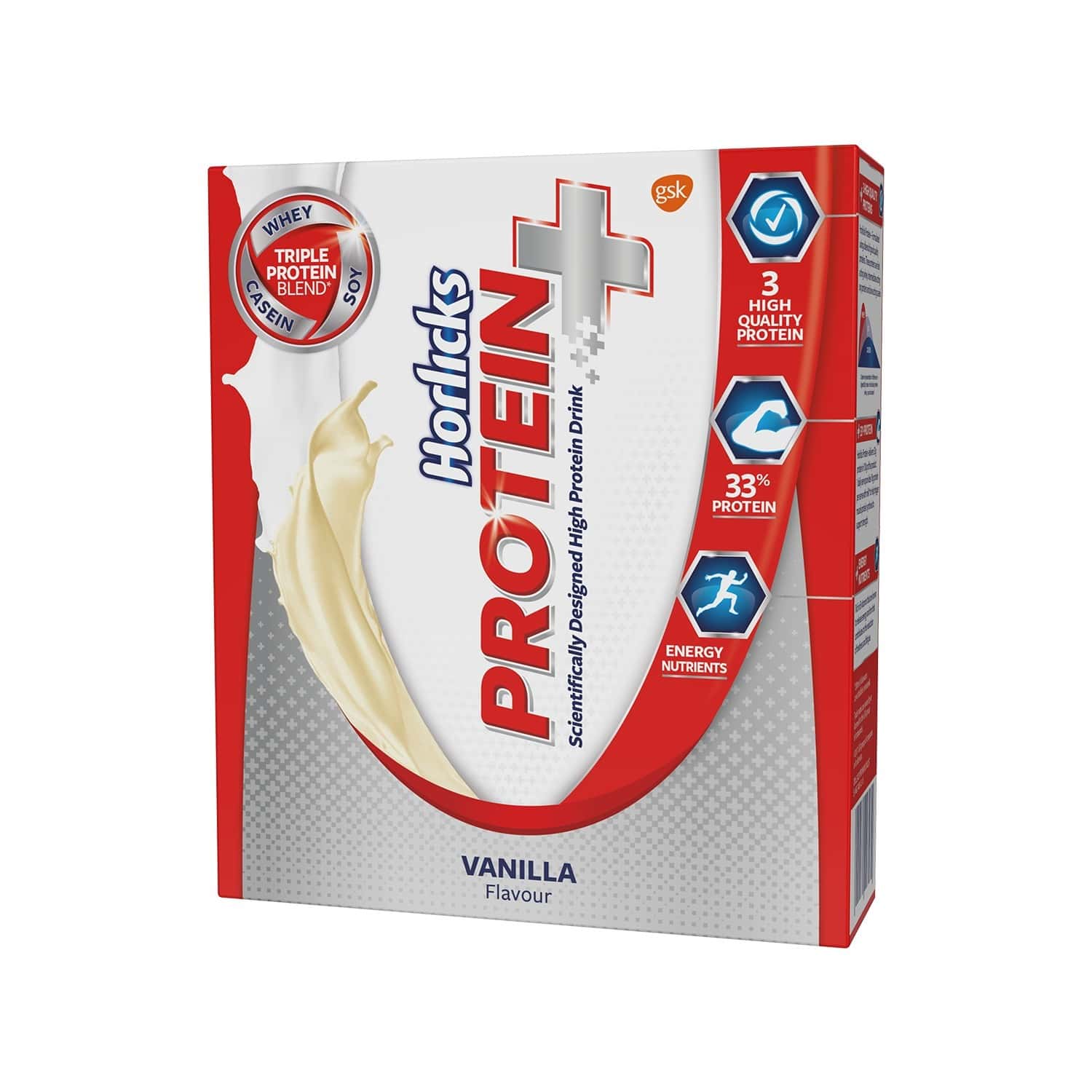 Buy Horlicks Protein Plus – Health & Nutrition Drink (Vanilla Flavor ...