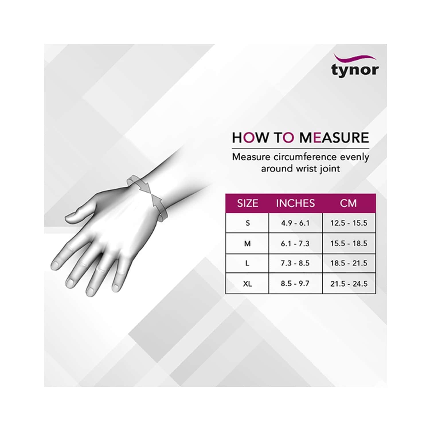 Buy TYNOR ELASTIC WRIST SPLINT (LEFT) (L) Online & Get Upto 60% OFF at ...