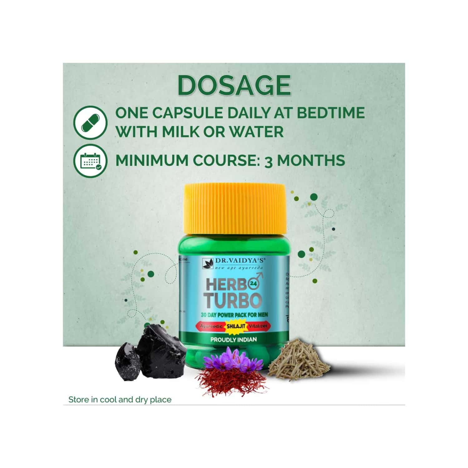 Buy DR. VAIDYA'S HERBO24TURBO CAPSULES | AYURVEDIC SHILAJIT VITALIZER ...