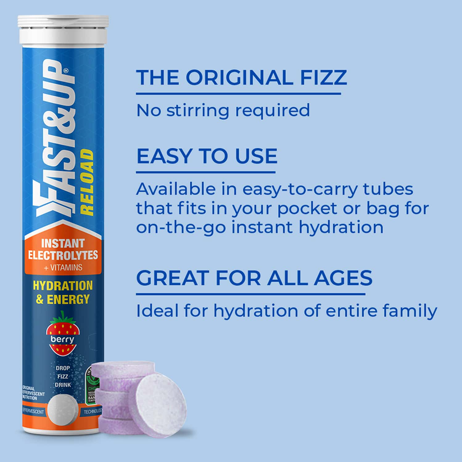 Buy FAST&UP RELOAD HYDRATION & ENERGY DRINK WITH ELECTROLYTES ...