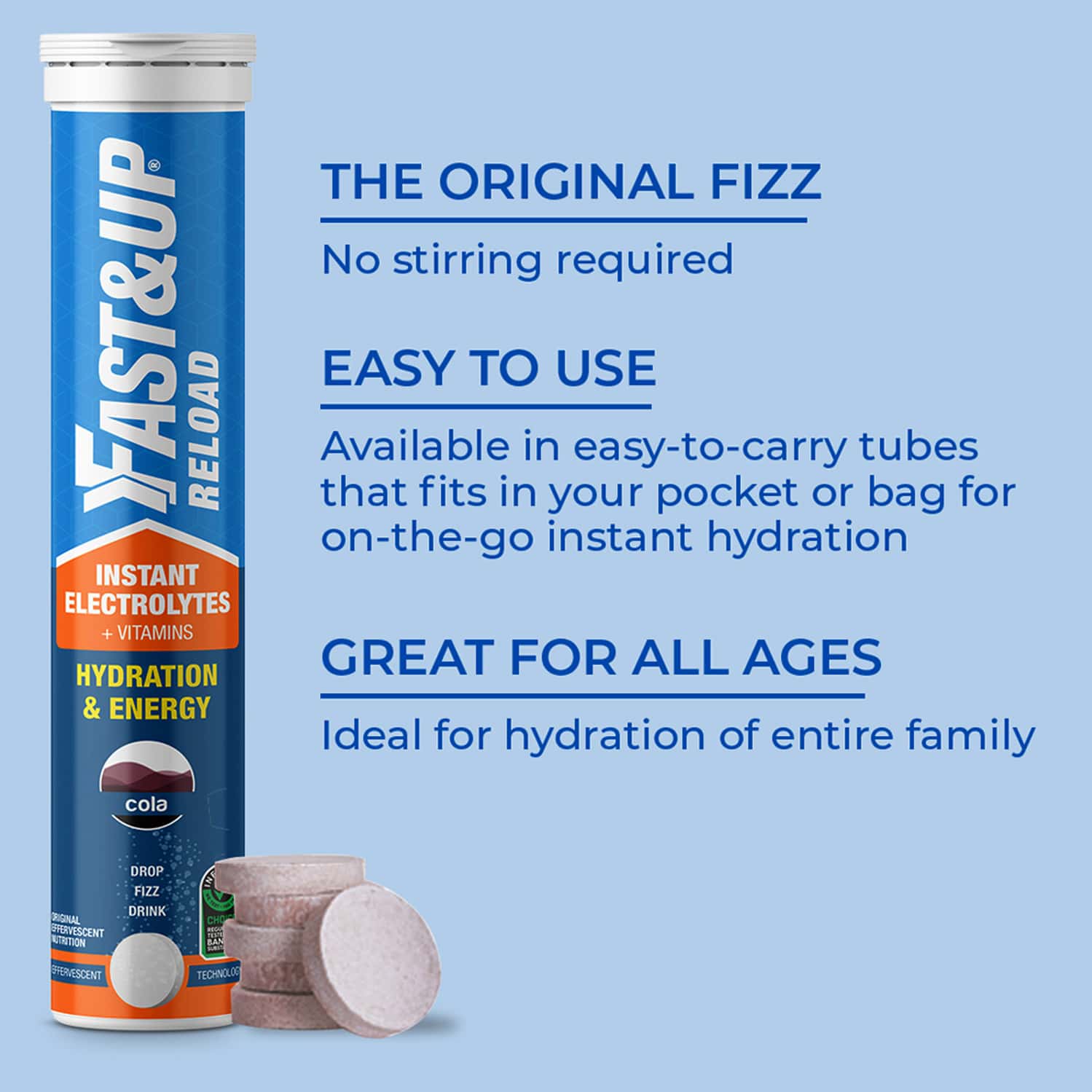 Buy FAST&UP RELOAD HYDRATION & ENERGY DRINK WITH ELECTROLYTES ...