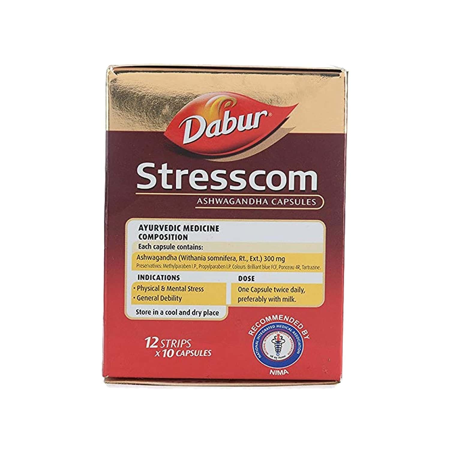 Buy DABUR STRESSCOM 120 CAPS Online & Get Upto 60% OFF at PharmEasy