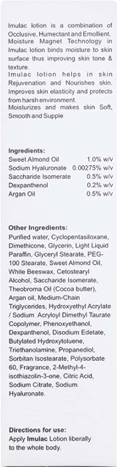 Buy IMULAC MOISTURIZING BOTTLE OF 100ML LOTION Online & Get Upto 60% ...