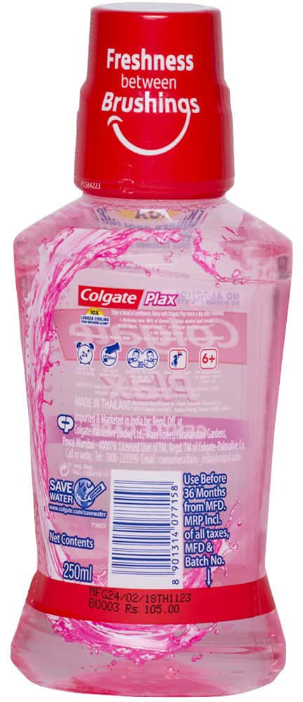 Buy Colgate Plax Sensitivity Gentle Care Alcohol-Free Mouthwash Bottle ...