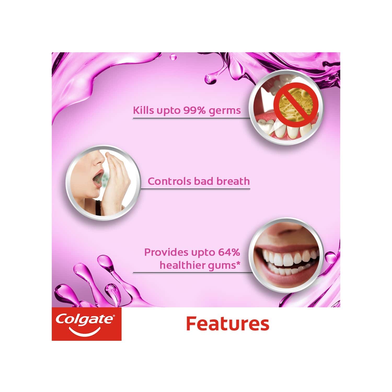 Buy Colgate Plax Sensitivity Gentle Care Alcohol-Free Mouthwash Bottle ...