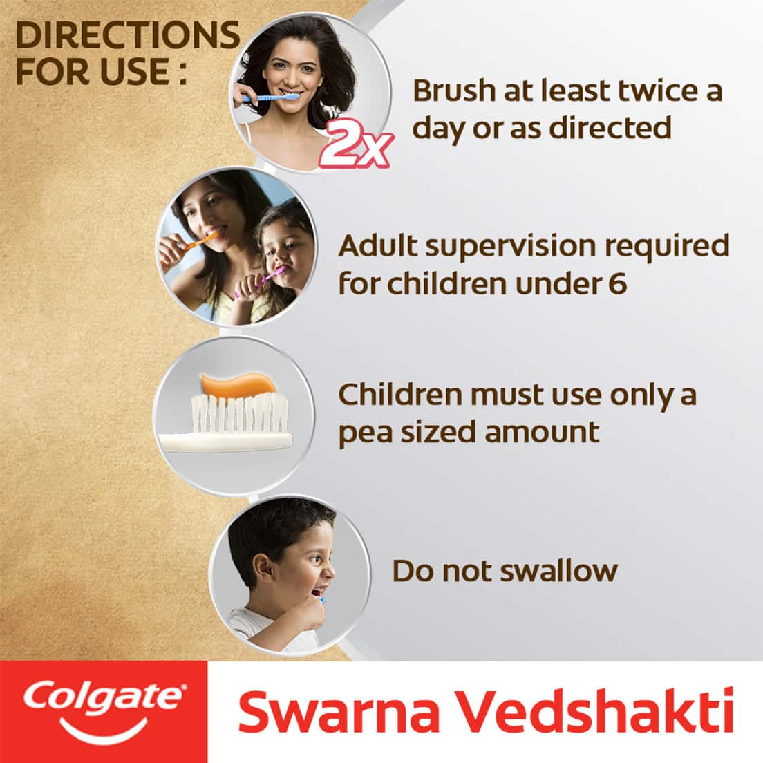Buy COLGATE SWARNA VEDSHAKTI TOOTHPASTE TUBE OF 300 G Online & Get Upto ...