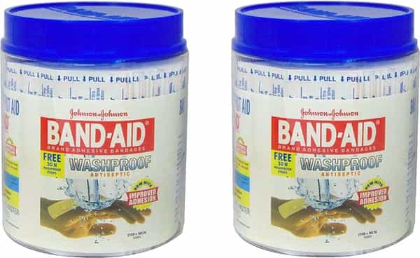 Buy BAND AID WASHPROOF 130'S Online & Get Upto 60% OFF at PharmEasy