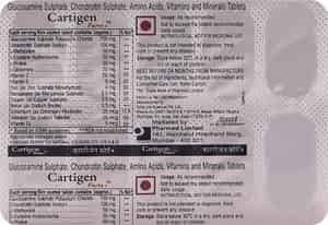 Buy CARTIGEN FORTE PLUS STRIP OF 10 TABLETS Online & Get Upto 60% OFF ...