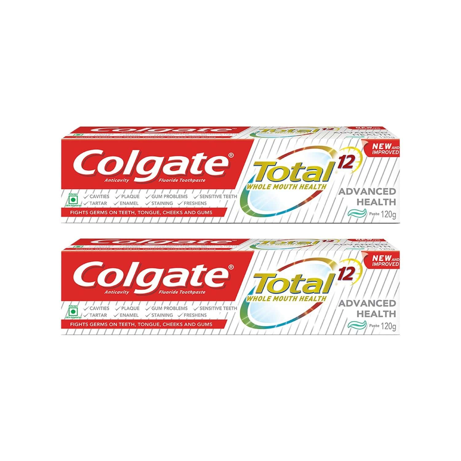 Buy COLGATE TOTAL ADVANCED HEALTH ANTICAVITY TOOTHPASTE - 120G (PACK OF ...