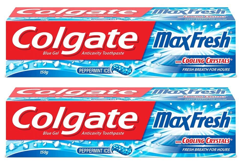 Buy Colgate Maxfresh Peppermint Toothpaste - 150gm (Pack Of 2) Online ...