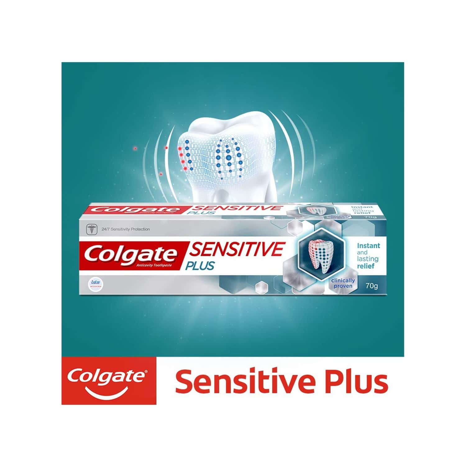 Buy COLGATE SENSITIVE PLUS ANTICAVITY TOOTHPASTE 70G Online & Get Upto ...