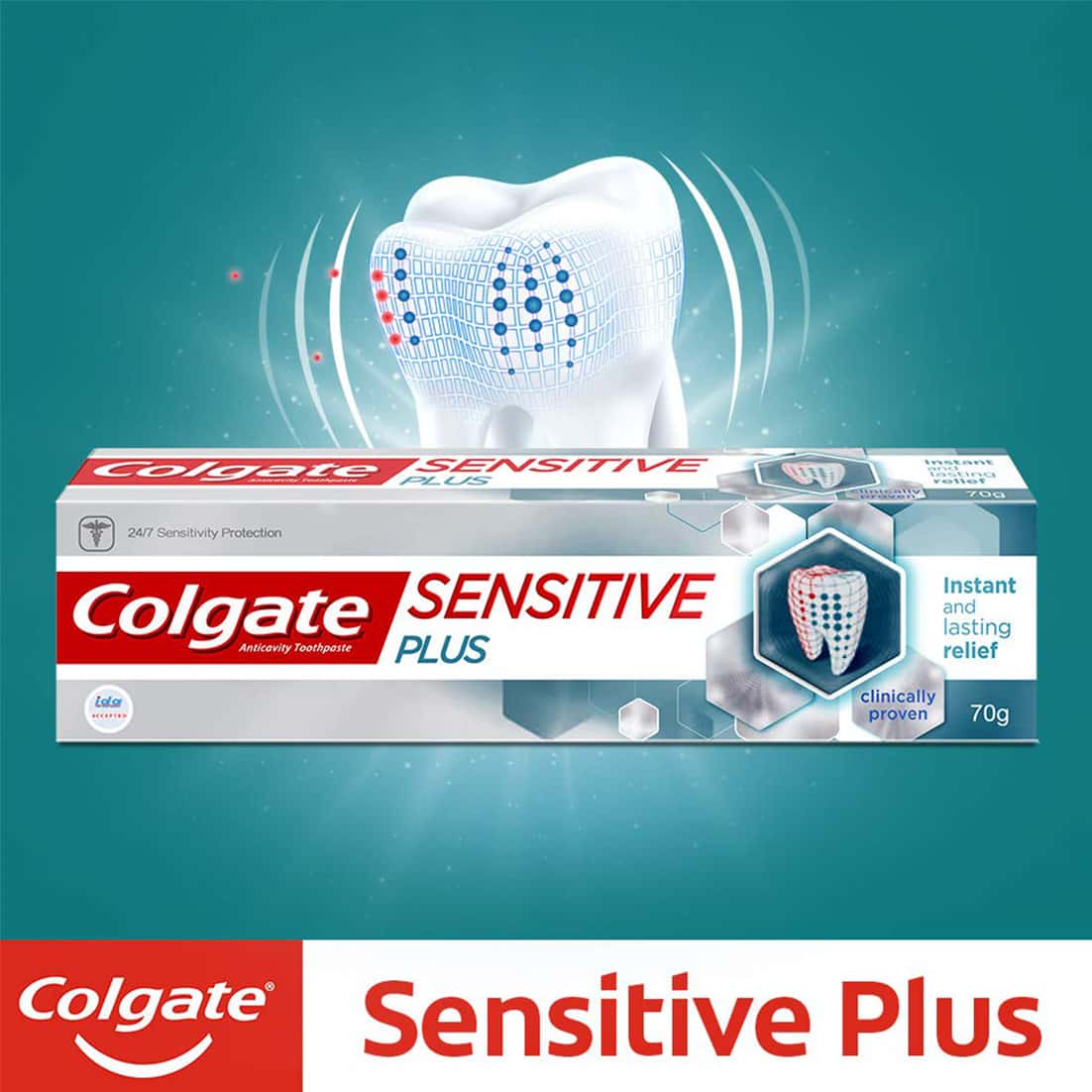Buy COLGATE SENSITIVE PLUS ANTICAVITY TOOTHPASTE 70G Online & Get Upto ...
