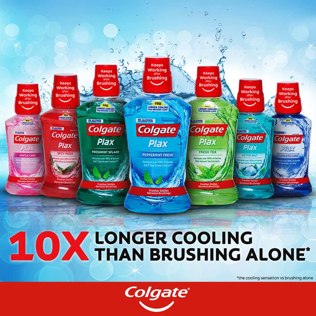Buy COLGATE PLAX COMPLETE CARE ALCOHOL - FREE MOUTHWASH - 250 ML Online ...