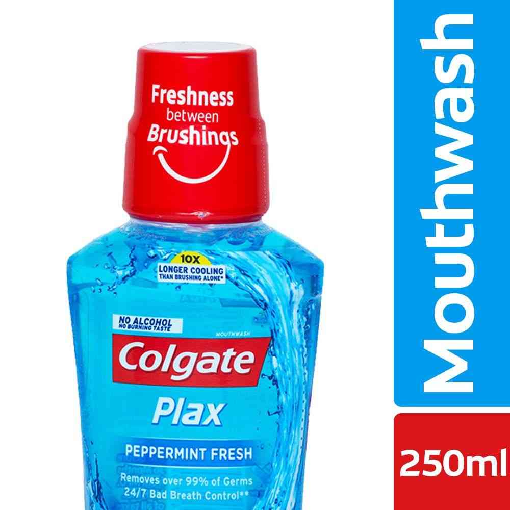 Buy Colgate Plax Peppermint Mouthwash Bottle Of 250 Ml Online at Flat ...