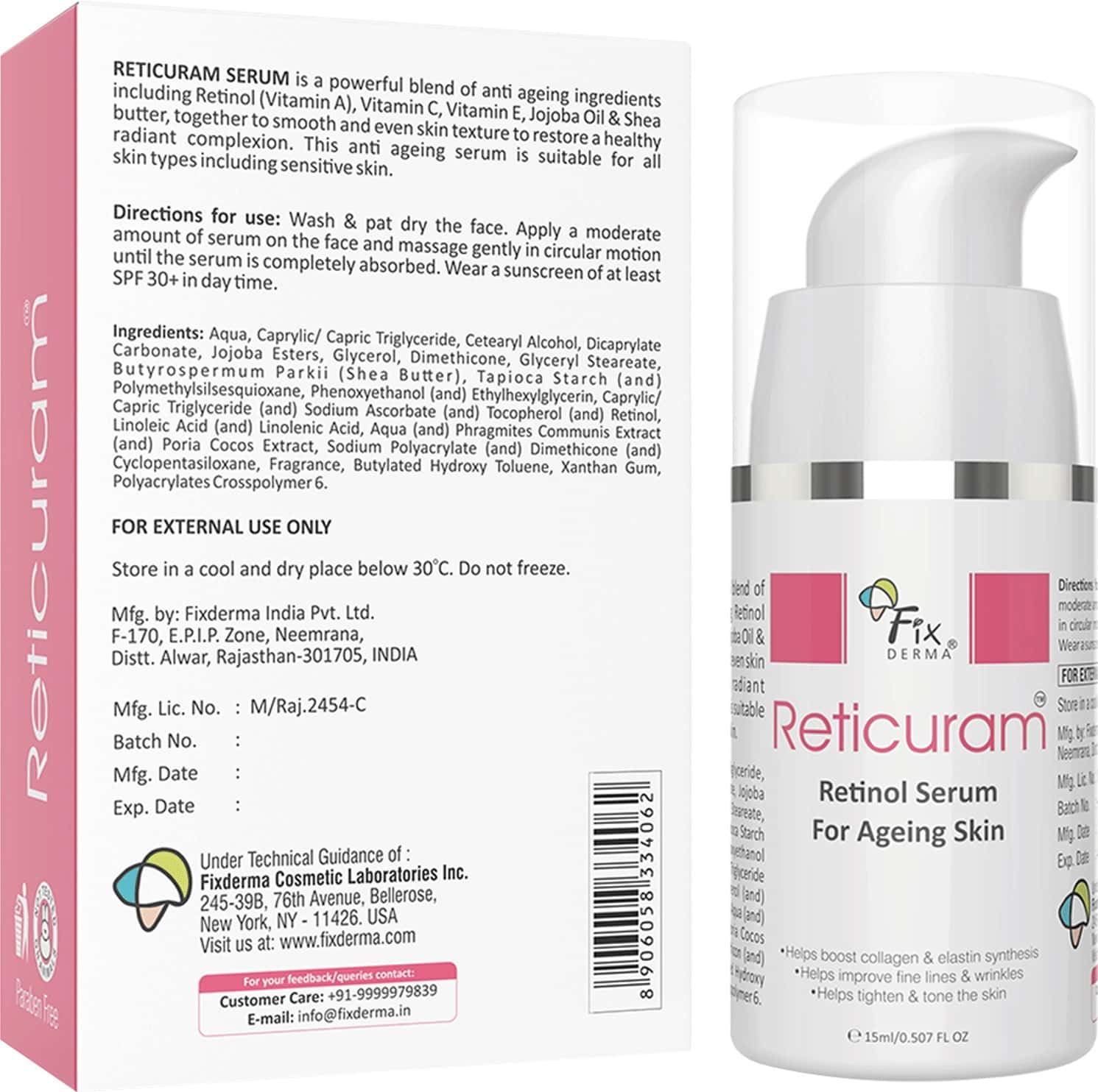 Buy FIXDERMA RETICURAM SERUM 15 ML Online & Get Upto 60% OFF at PharmEasy