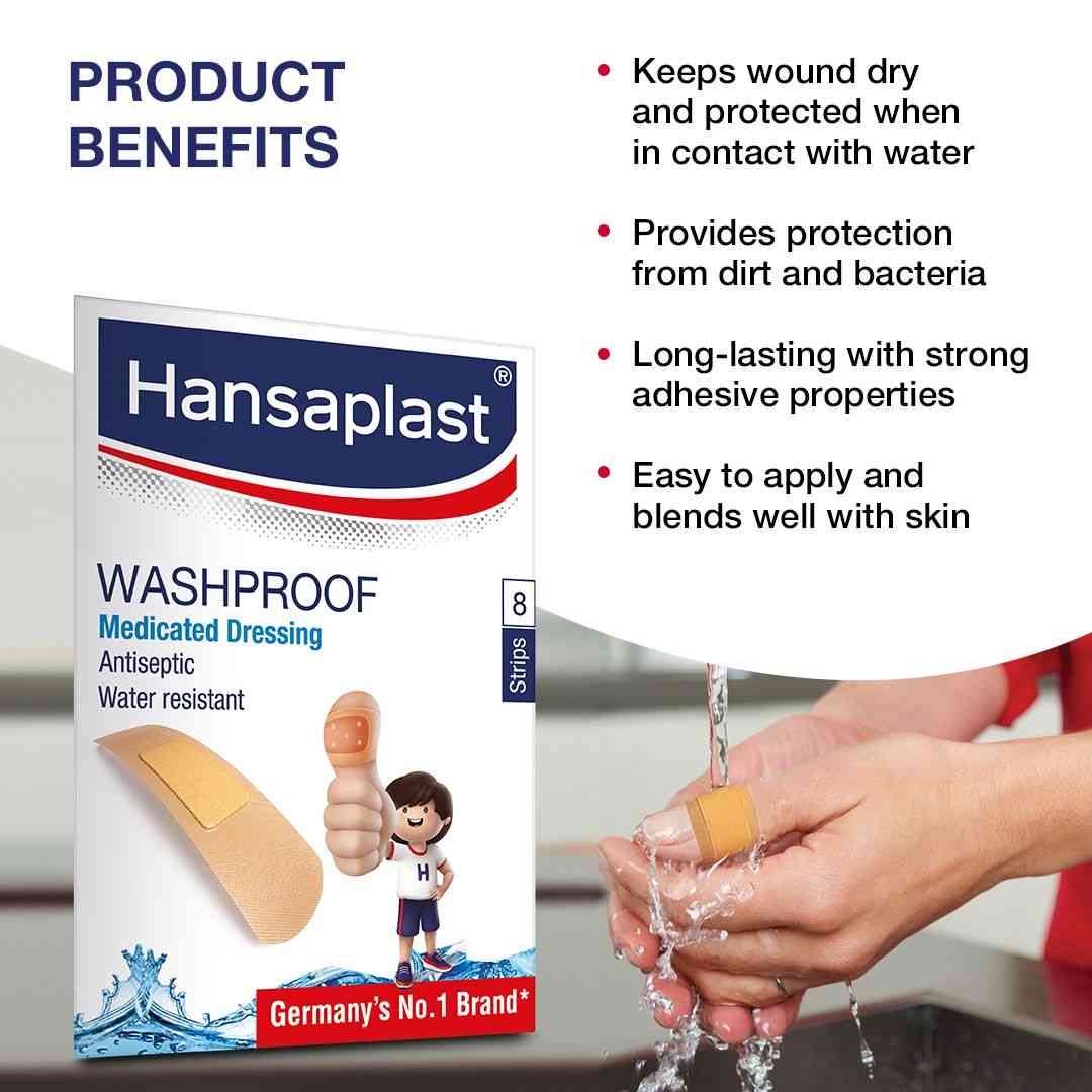 Buy Hansaplast Bandage Washproof Box Of 8 Online & Get Upto 60% OFF at ...