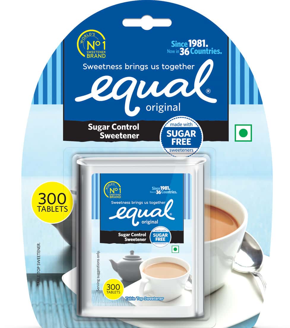 Buy EQUAL STEVIA NATURAL SWEETENER, SUGAR FREE, 100 TABLETS, PAACK OF 3 ...
