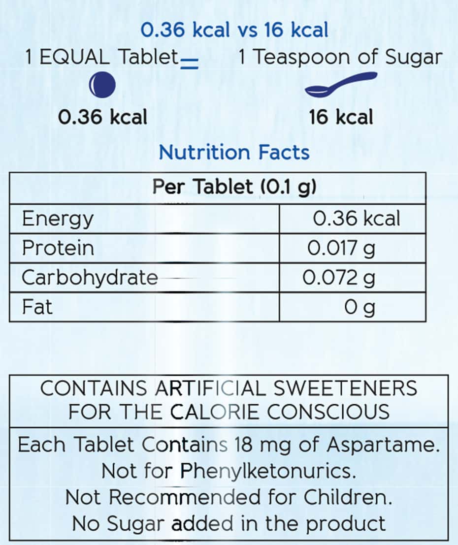 Buy EQUAL SUGAR CONTROL SWEETNER 300 TABLETS Online & Get Upto 60% OFF ...