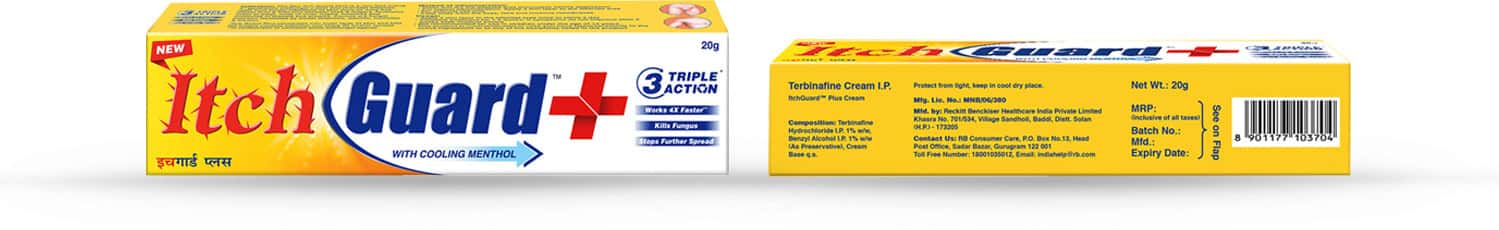 Buy ITCH GUARD PLUS CREAM WITH COOLING MENTHOL 20G Online & Get Upto 60 ...