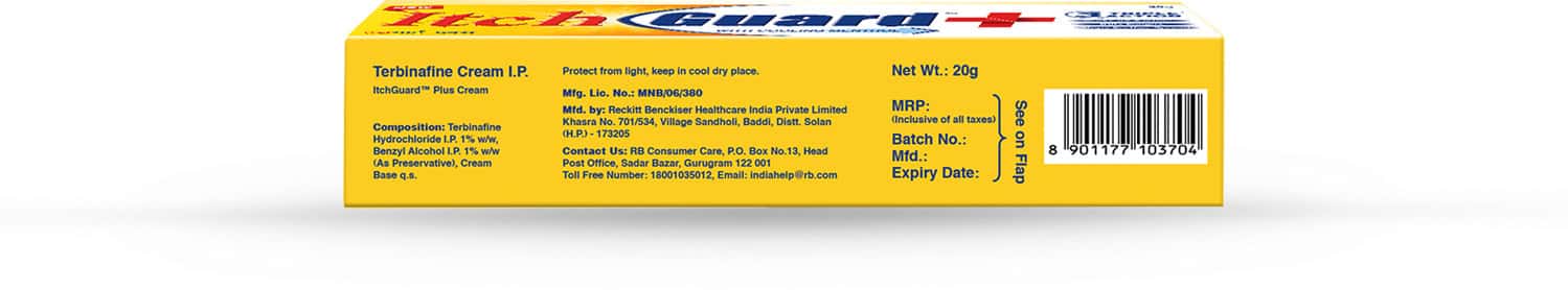 Buy ITCH GUARD PLUS CREAM WITH COOLING MENTHOL 20G Online & Get Upto 60 ...