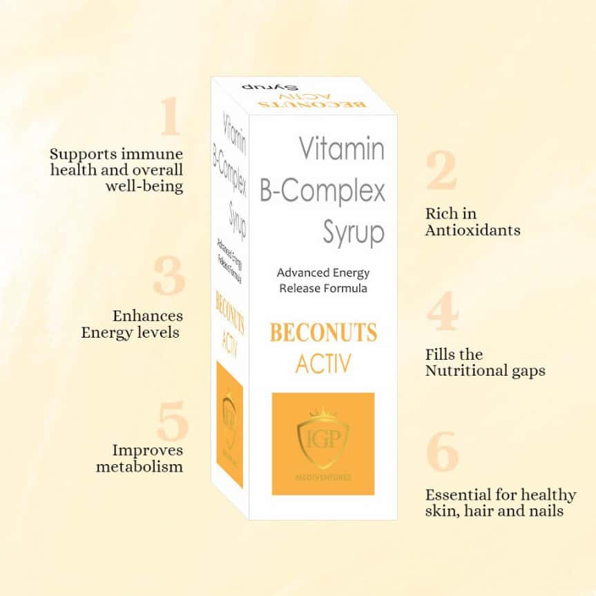 Buy BECONUTS ACTIV SYRUP - 200ML Online & Get Upto 60% OFF at PharmEasy