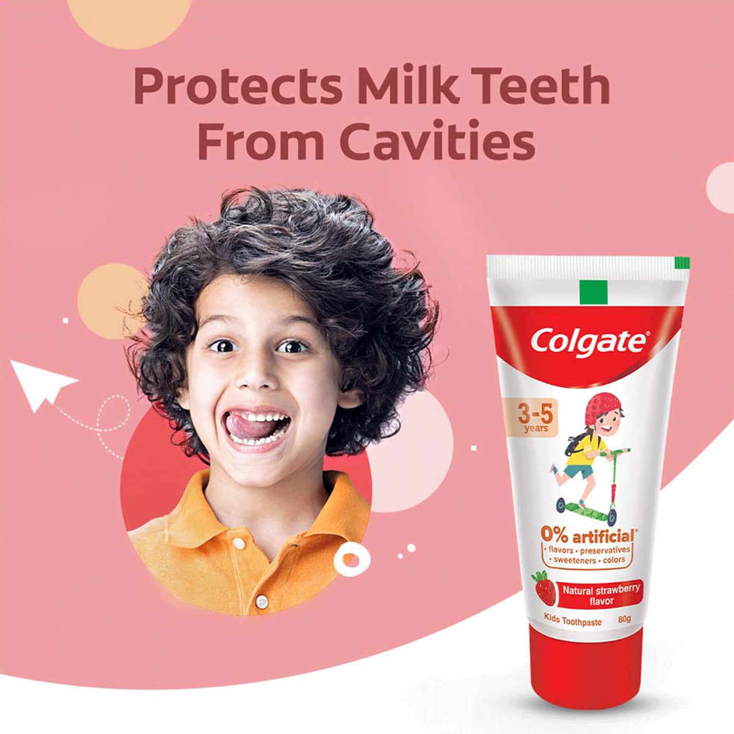 Buy COLGATE TOOTHPASTE FOR KIDS (3-5 YEARS) NATURAL STRAWBERRY FLAVOUR ...
