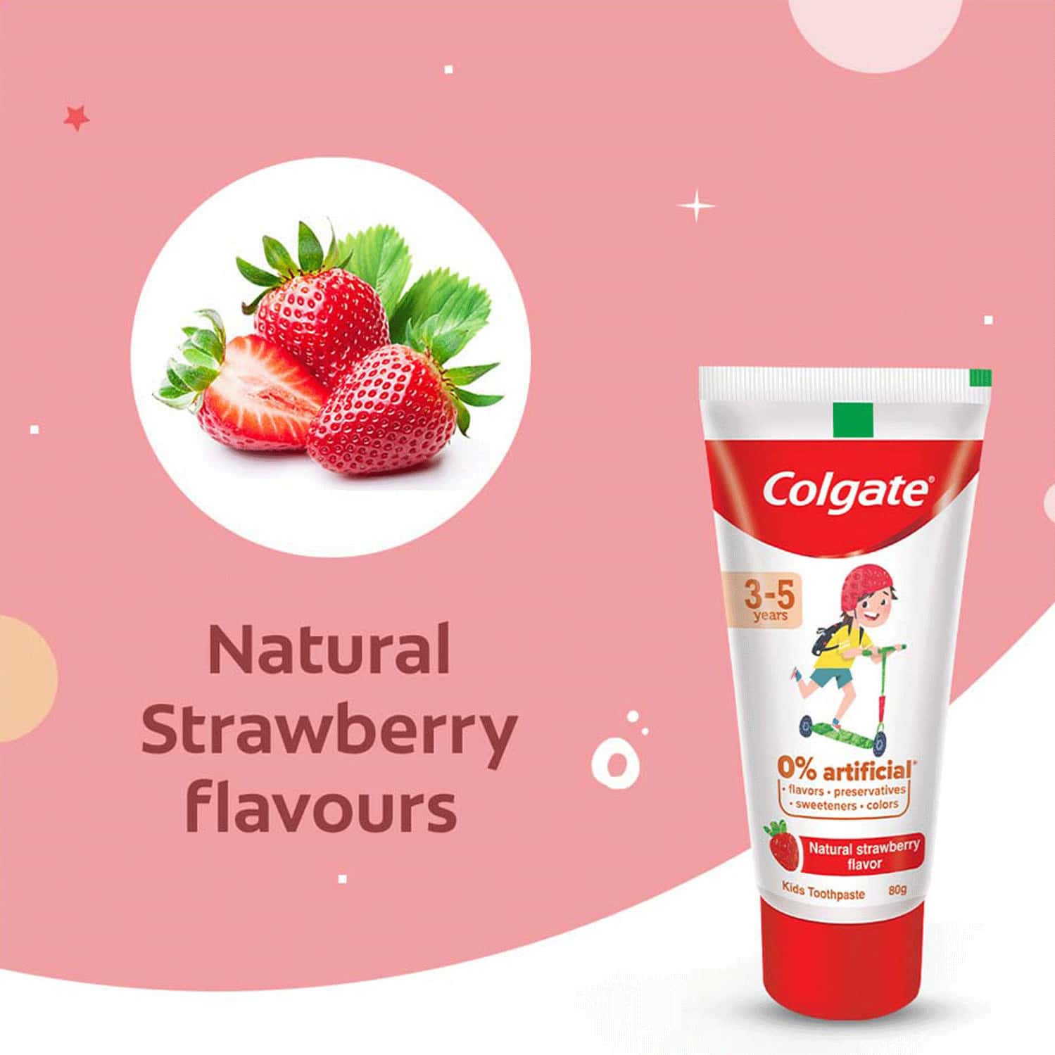 Buy COLGATE TOOTHPASTE FOR KIDS (3-5 YEARS) NATURAL STRAWBERRY FLAVOUR ...