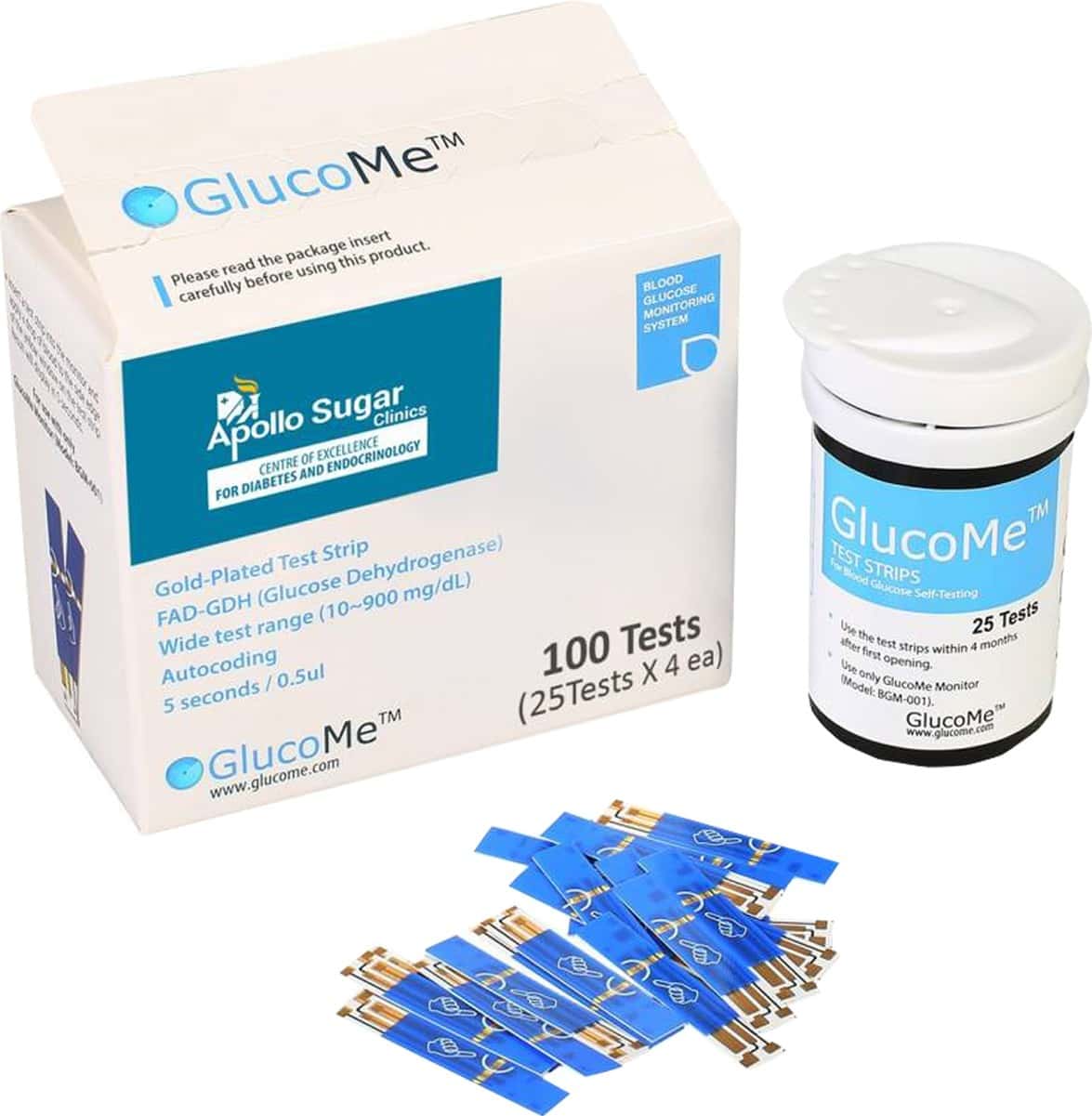 Buy APOLLO SUGAR GOLD PLATED - 100 STRIPS Online & Get Upto 60% OFF at ...