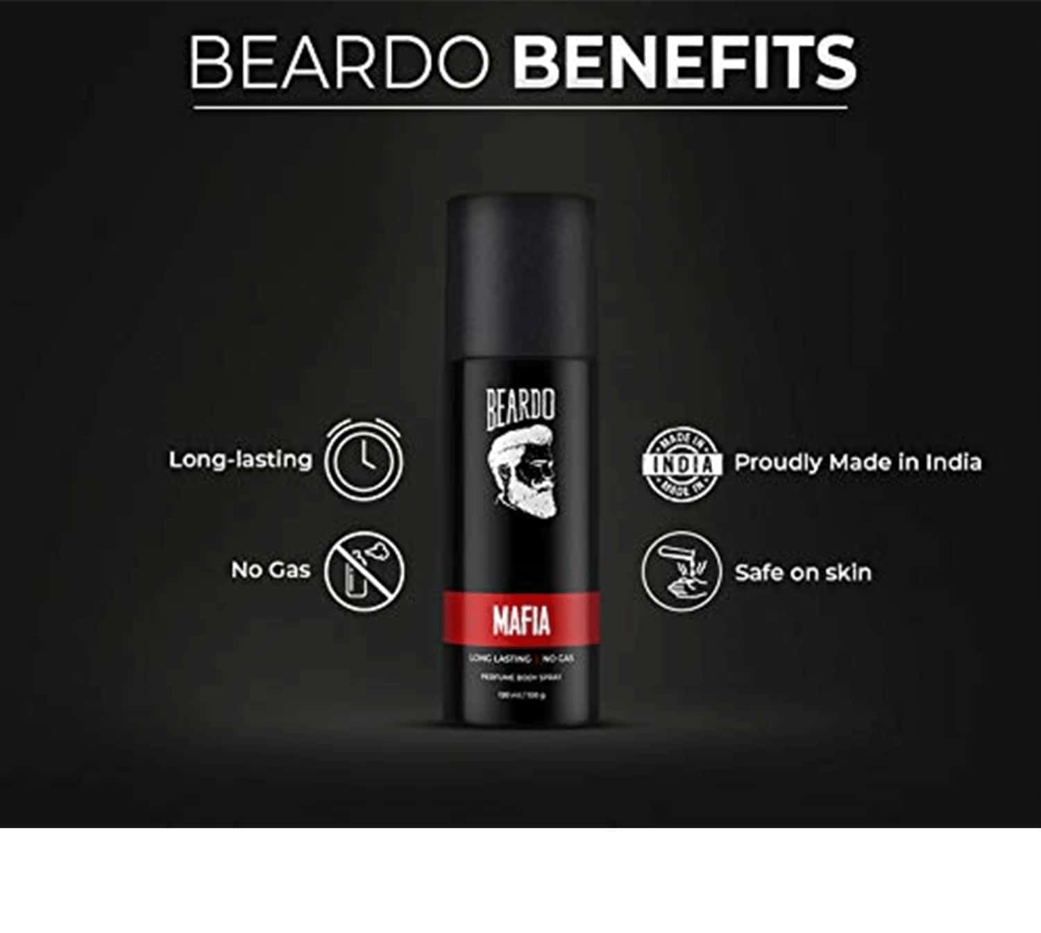 Buy BEARDO MAFIA & SPY BODY SPRAY COMBO BODY SPRAY FOR MEN Online & Get ...